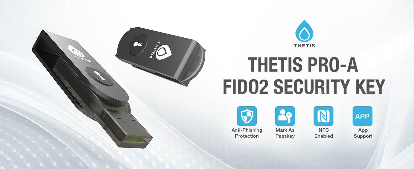 FIDO2 USB-C + NFC + TOTP/HOTP Passkey