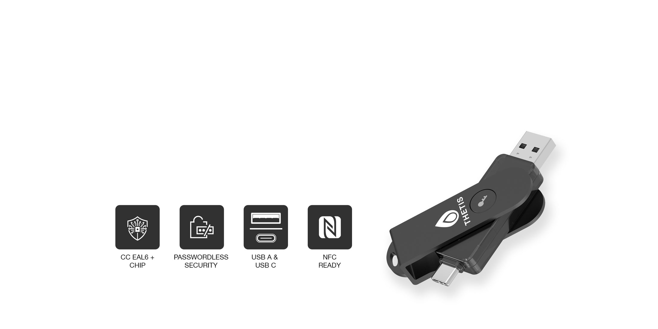 THETIS - FIDO U2F FIDO2 Security Key Devices & Hardware Passkeys