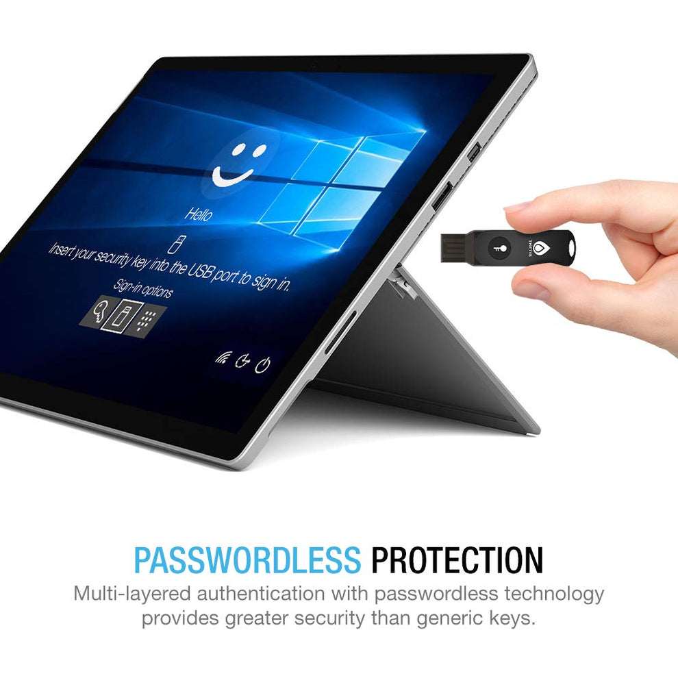 Thetis FIDO2 Security Key - Secure Hardware Passkey with 2FA/MFA