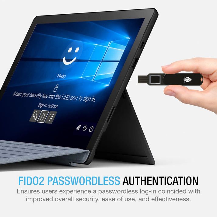 Thetis FIDO2 fingerprint security key - Passwordless Passkey&2FA/MFA